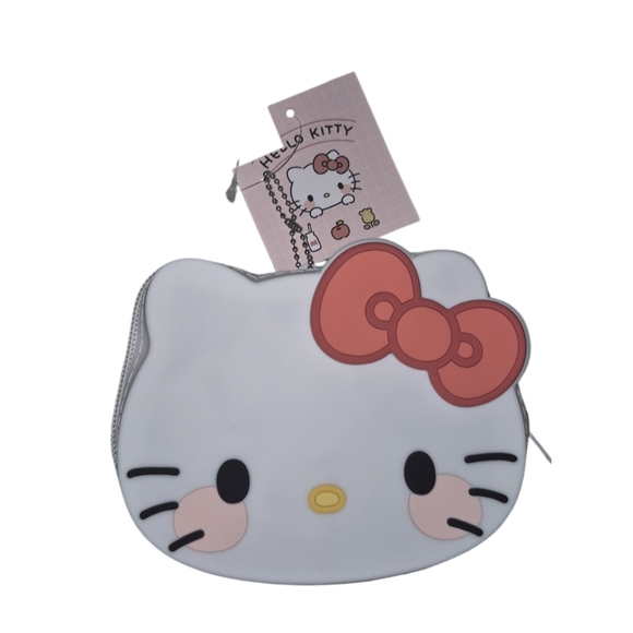 Sanrio | Accessories | Hello Kitty White And Pink Kids Coin Purse ...